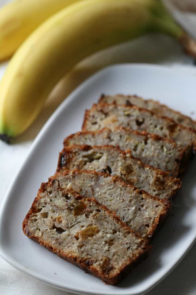 Bananų duonelė be kiaušinių ir cukraus - receptas